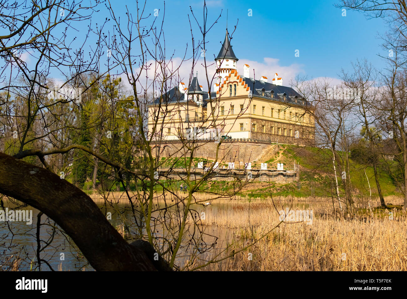 Beautiful Old Radun castle with awesome architecture in the Czech ...