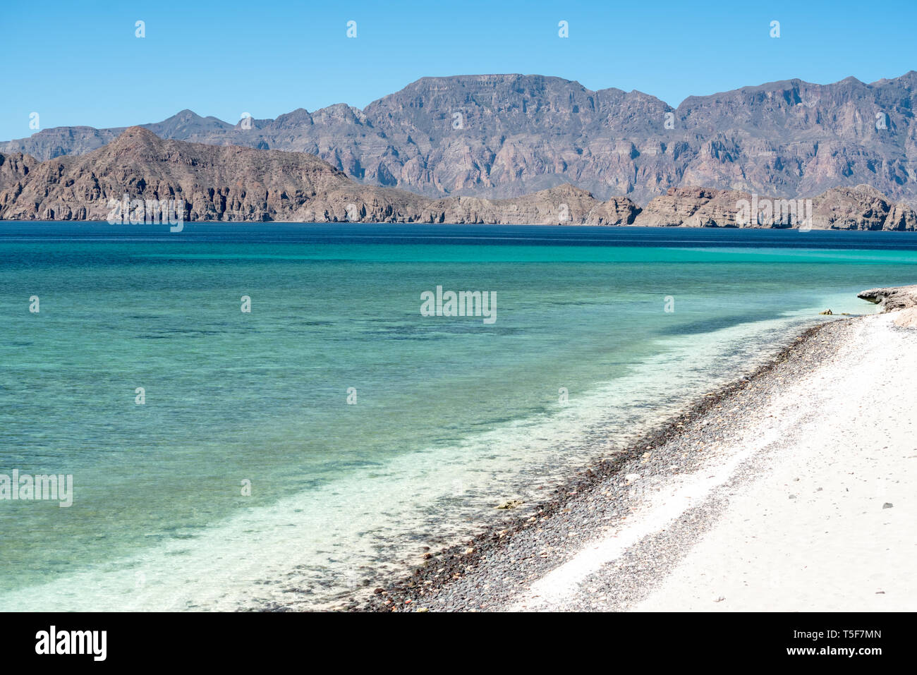 Shore of Isla Carmen, Bay of Loreto Nat. Park, Baja California Sur ...