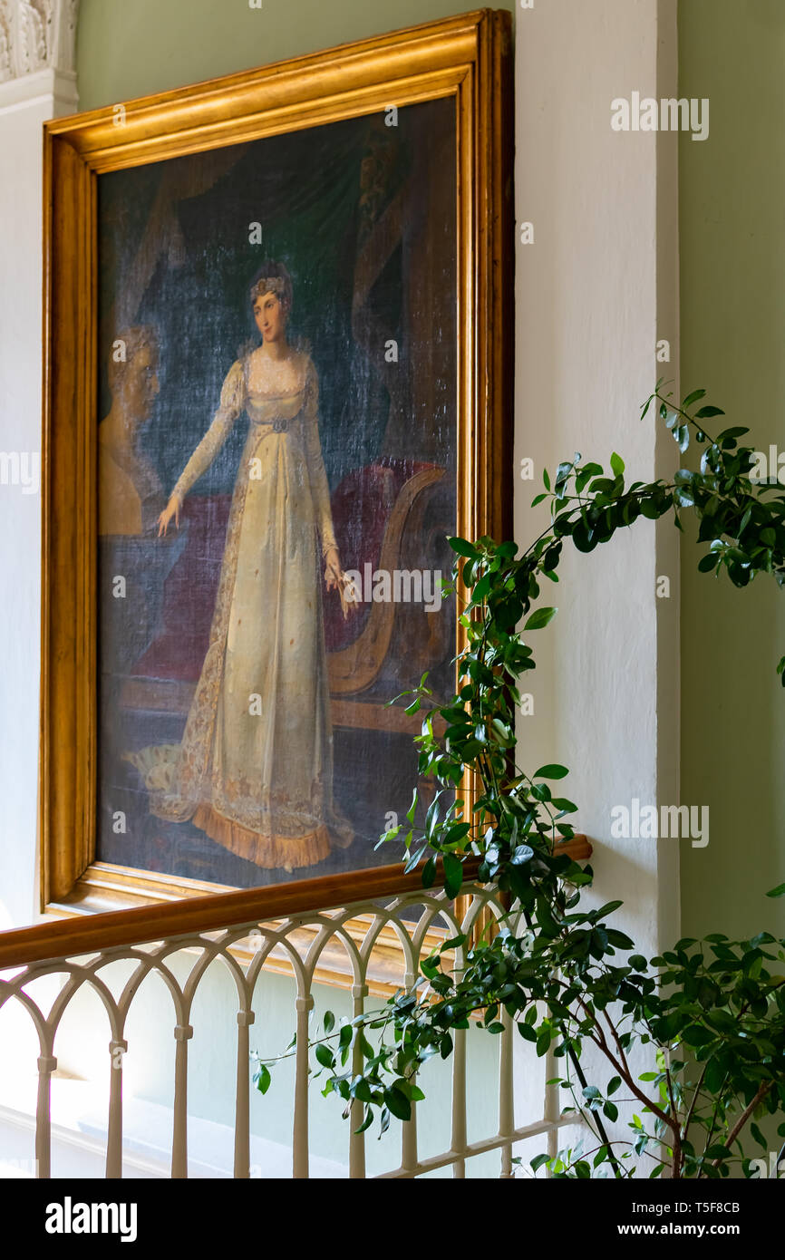 Radun, Czech Republic, 7 April 2019 - The interior with beautiful ...