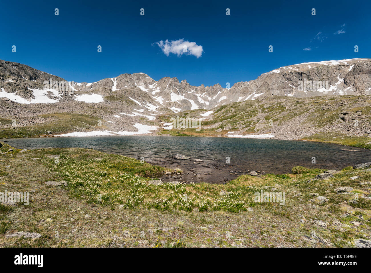 High altitude lake in Colorado Stock Photo - Alamy