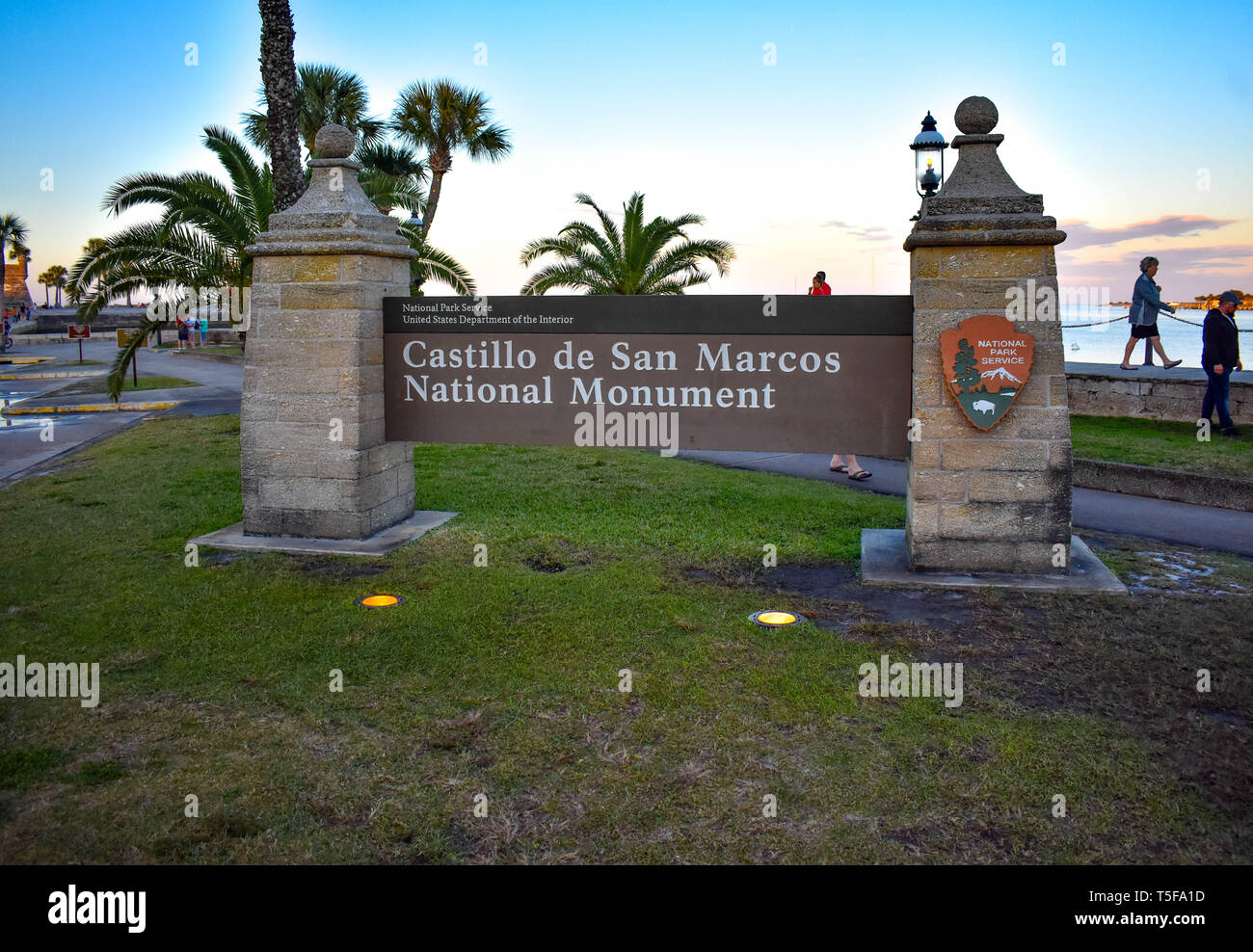 St. Augustine, Florida. January 26 , 2019 . Castillo de San Marcos ...