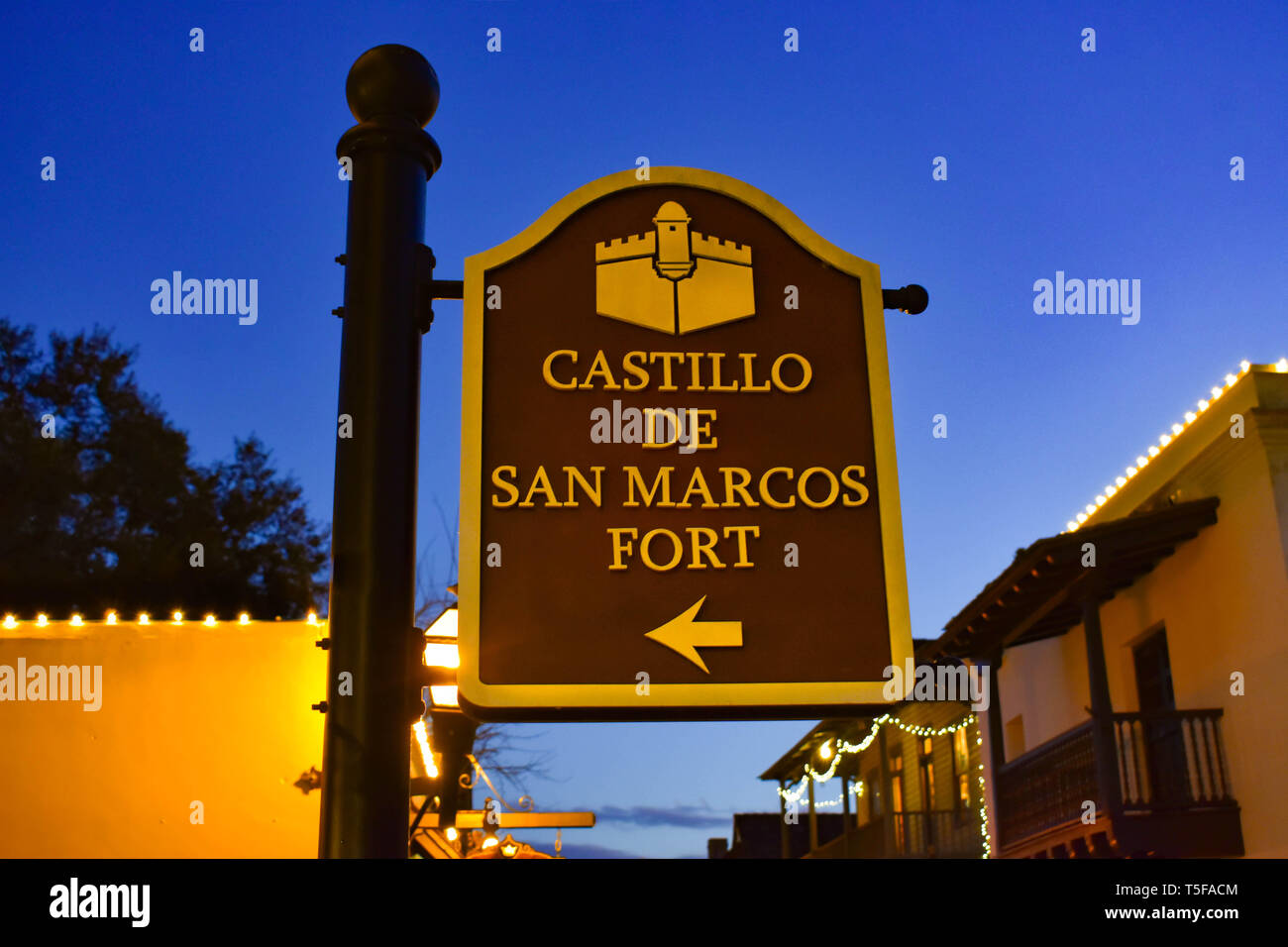 St. Augustine, Florida. January 26 , 2019 . Top view of Castillo de San ...