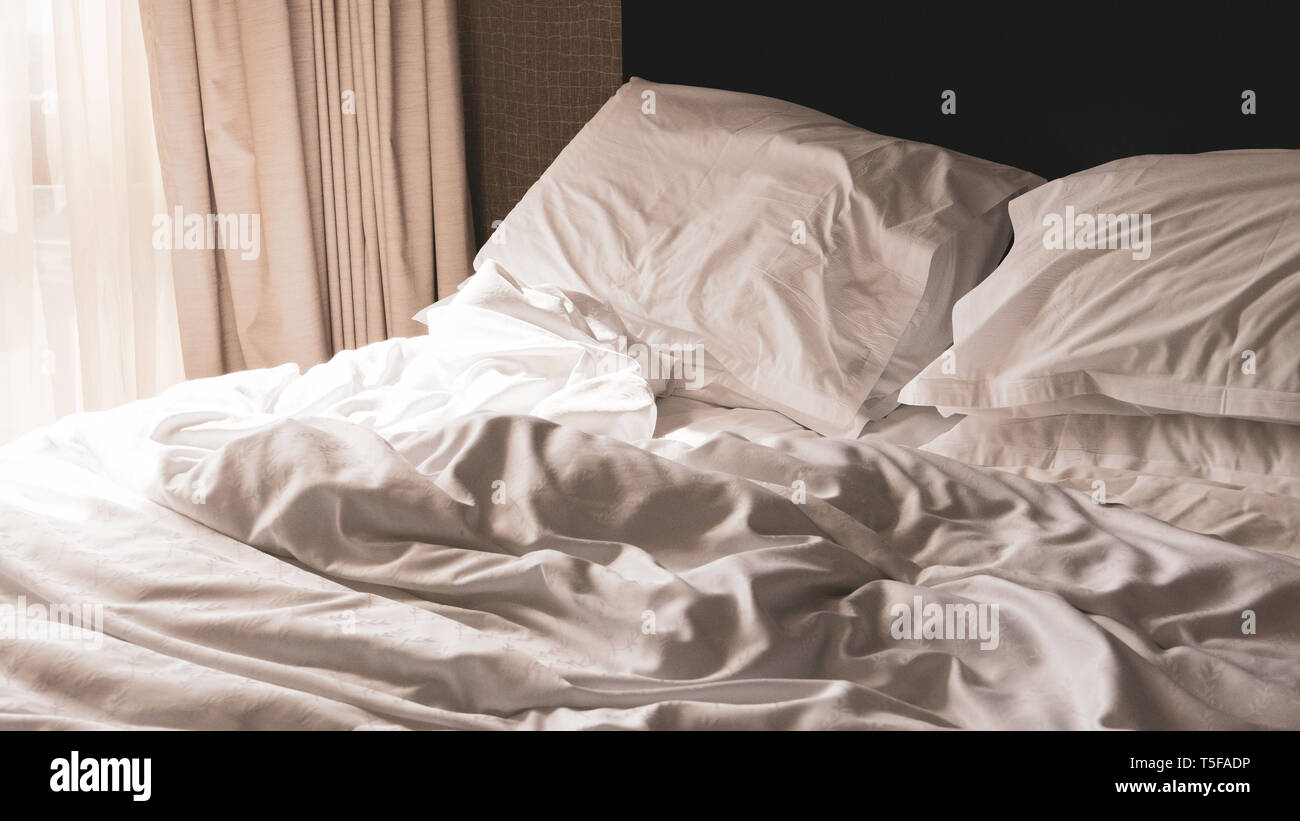 Rumpled Bed High Resolution Stock Photography and Images - Alamy
