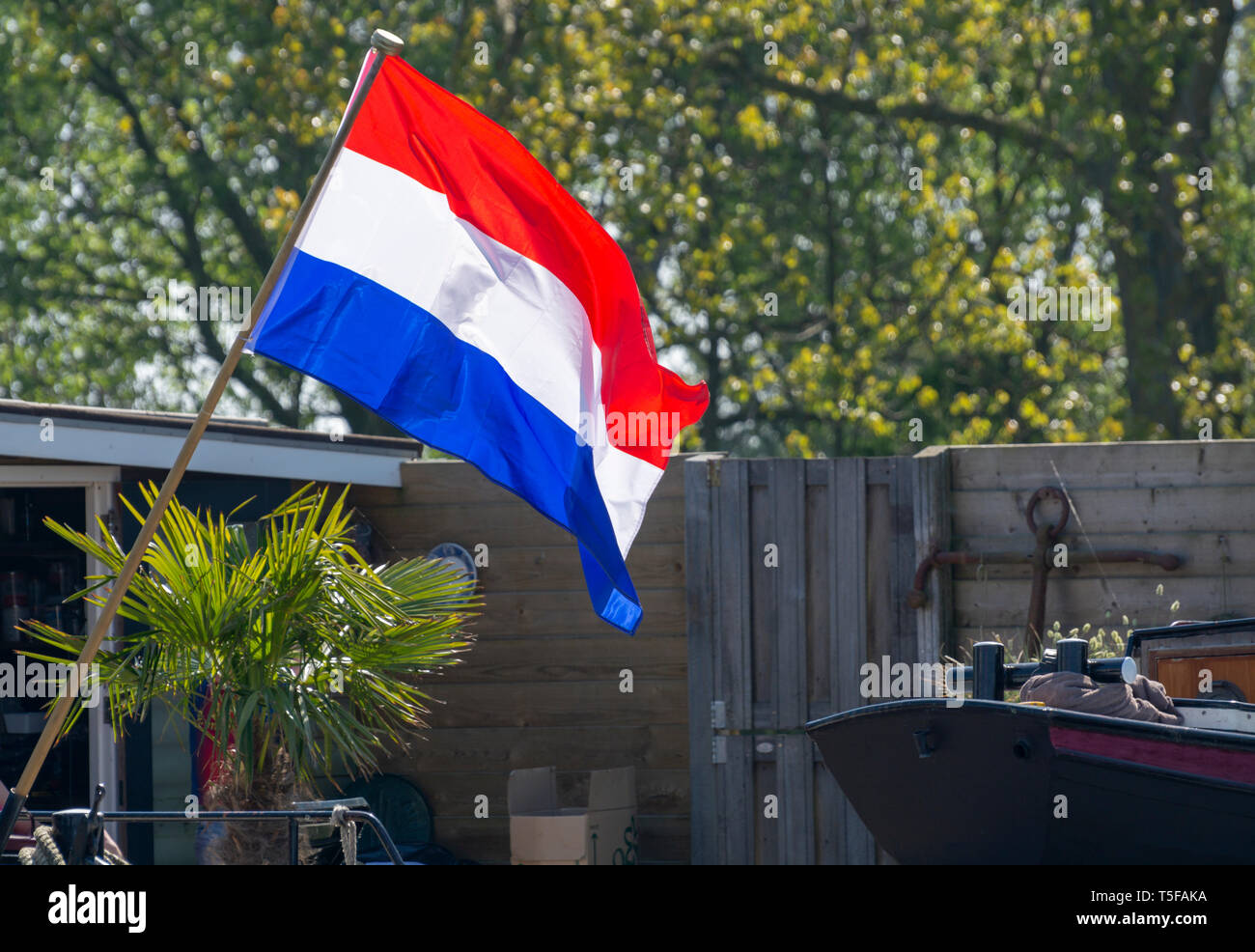 Flag of The Kingdom of the Netherlands, Dutch national flag in three ...