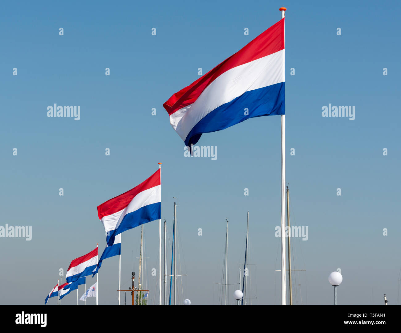 Flags of The Kingdom of the Netherlands, Dutch national flag in three ...
