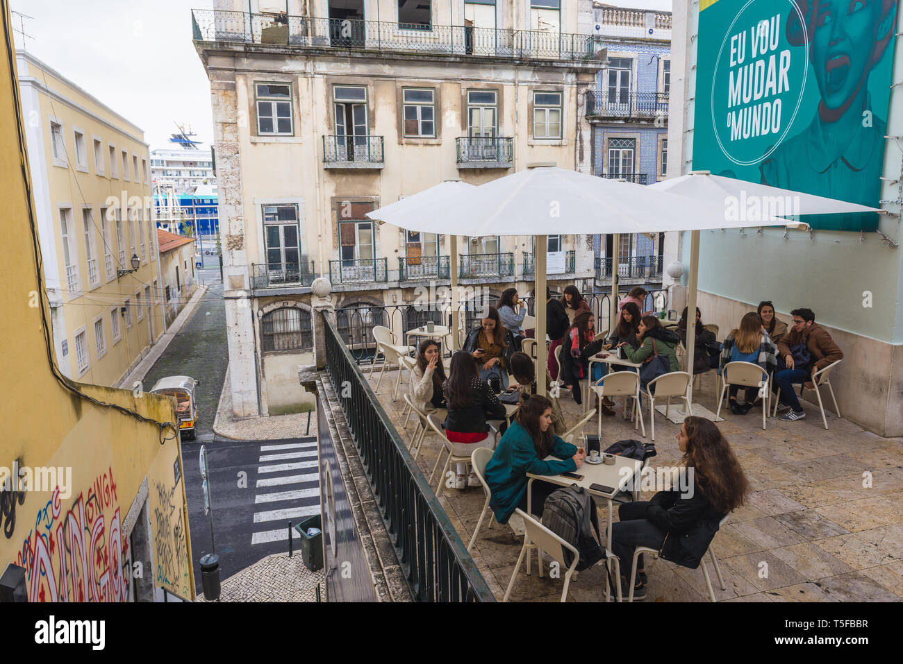 Restaurant in alfama district hi-res stock photography and images - Alamy
