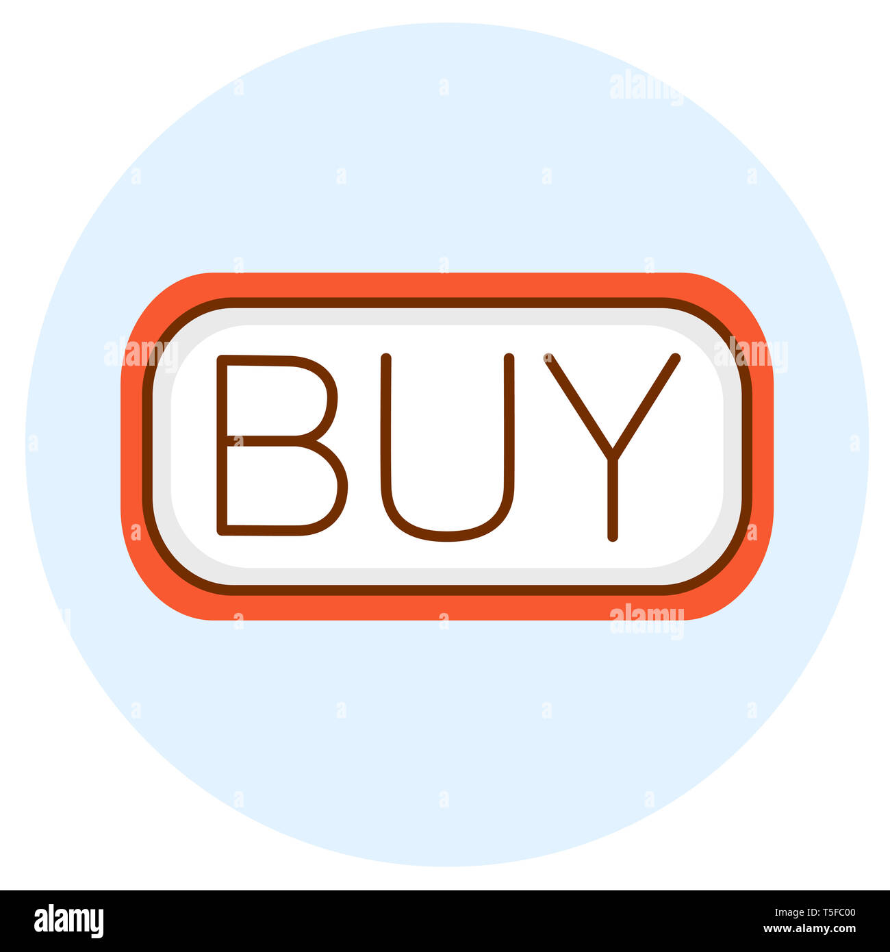 Colored buy icon, buy button isolated on white Stock Photo - Alamy