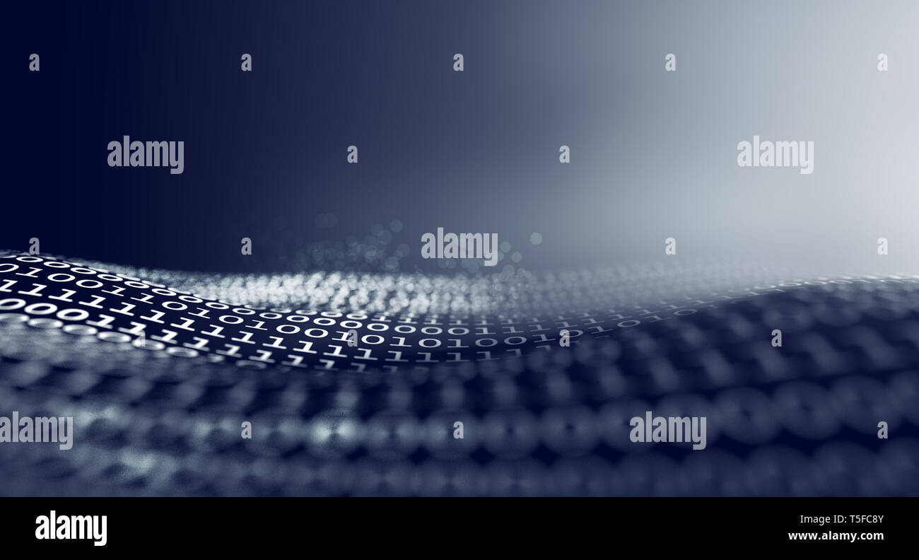 Matrix And Binary Language Abstract Backgroundtechnology And Computer Graphic Conceptbinary