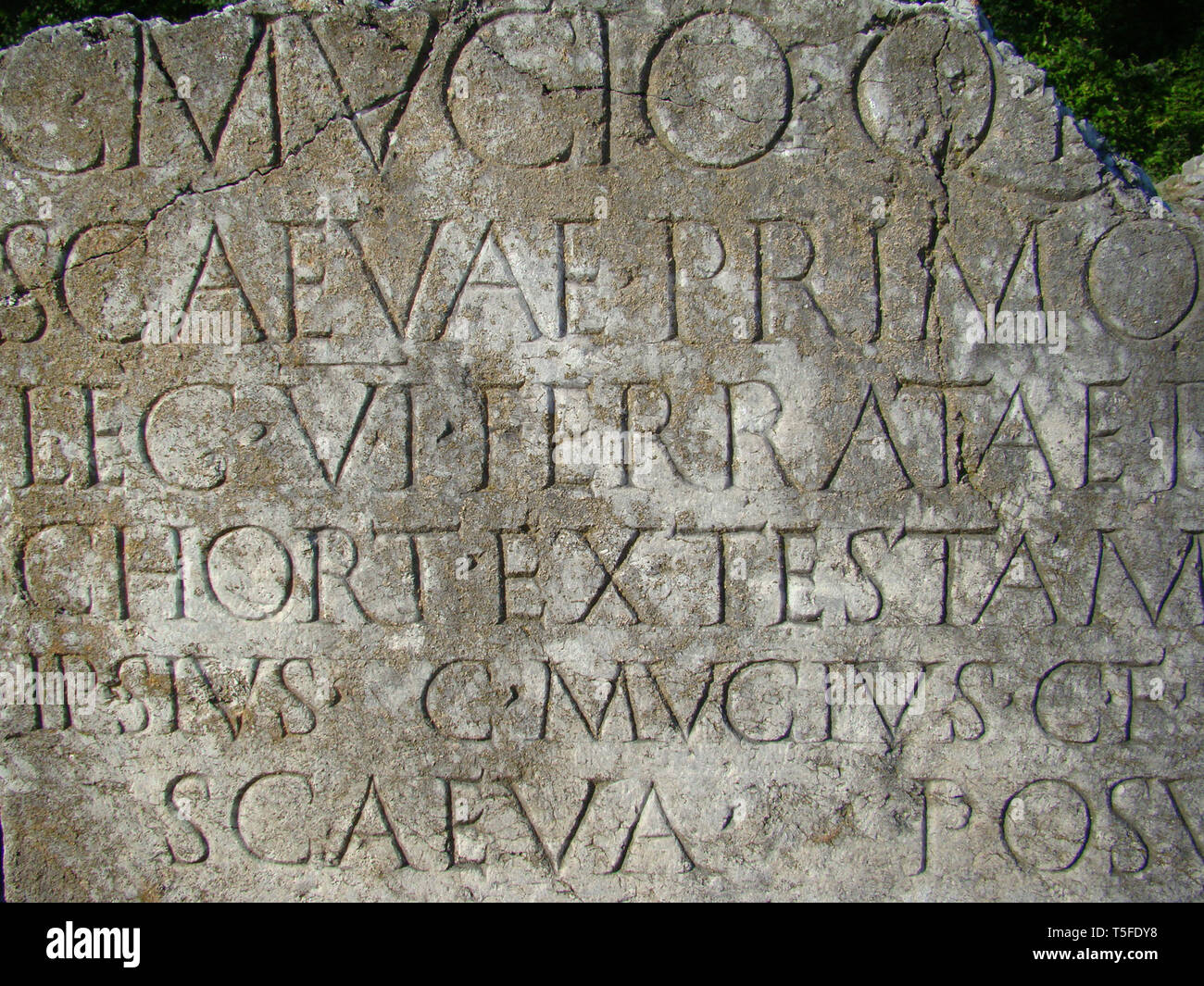 Filippoi (Philippi) amphitheater ruins near Kavala, Northern Greece ...