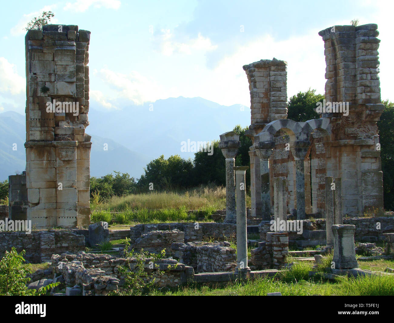 Ancient theatre of philippi, greece hi-res stock photography and images ...