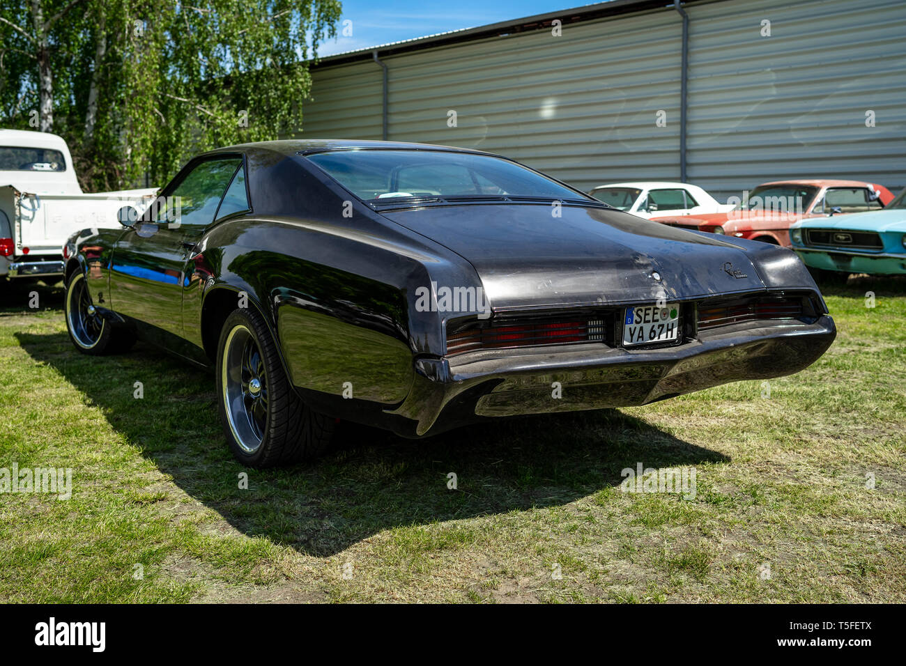 BERLIN - MAY 05, 2018: Personal luxury car Buick Riviera GS, 1966. Rear ...