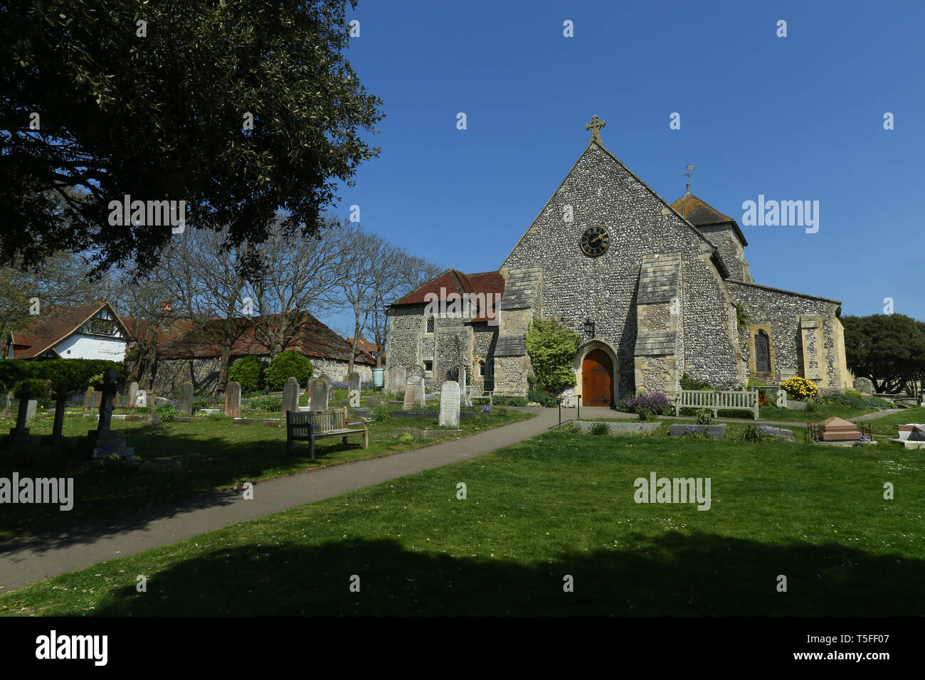 St margarets church rottingdean hi-res stock photography and images - Alamy