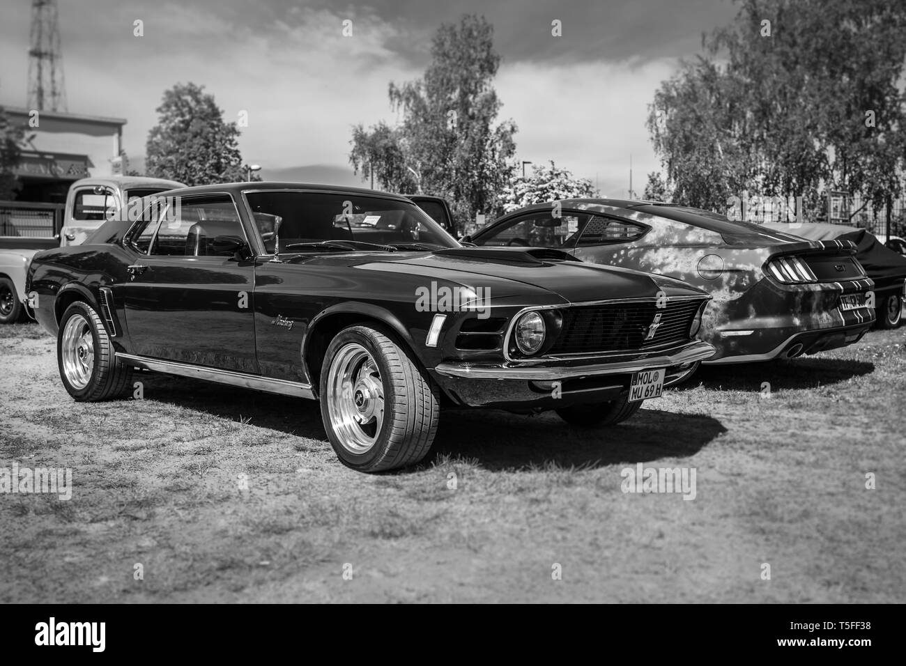 First car Black and White Stock Photos & Images - Alamy