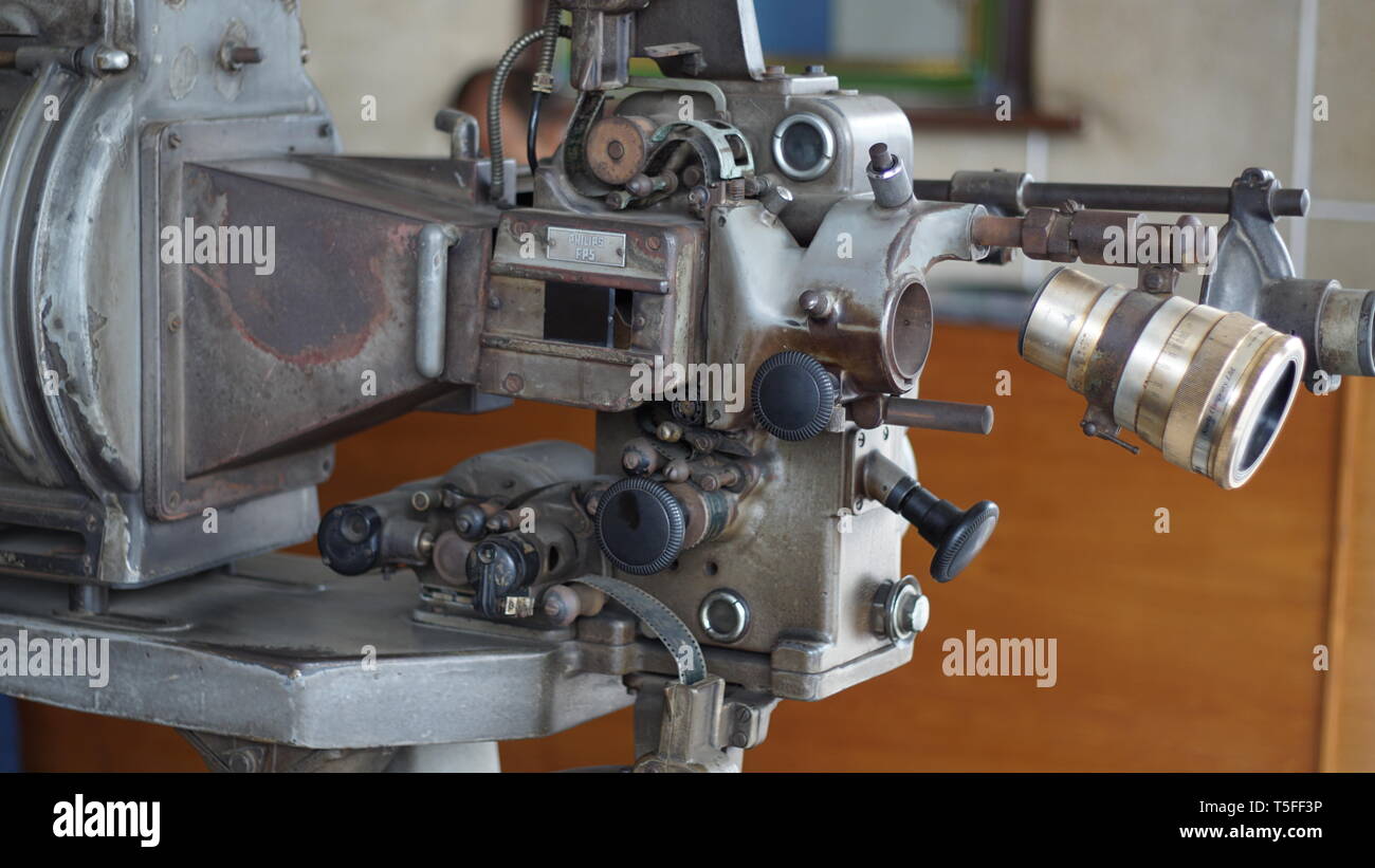 old cinematography projector Stock Photo - Alamy