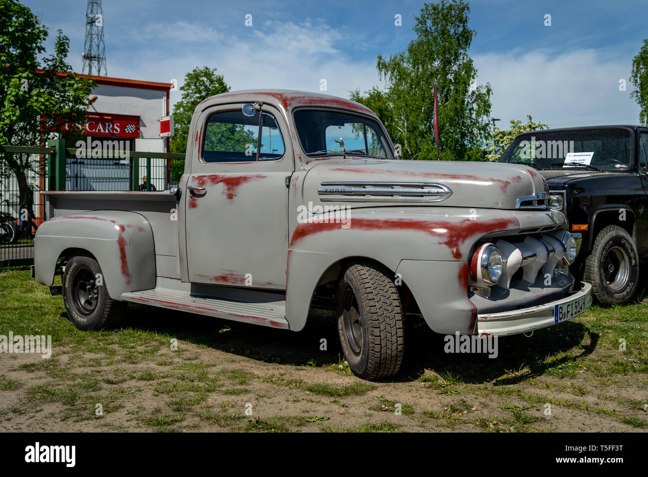 BERLIN - MAY 05, 2018: Full-size pickup truck Ford F-1 (first ...