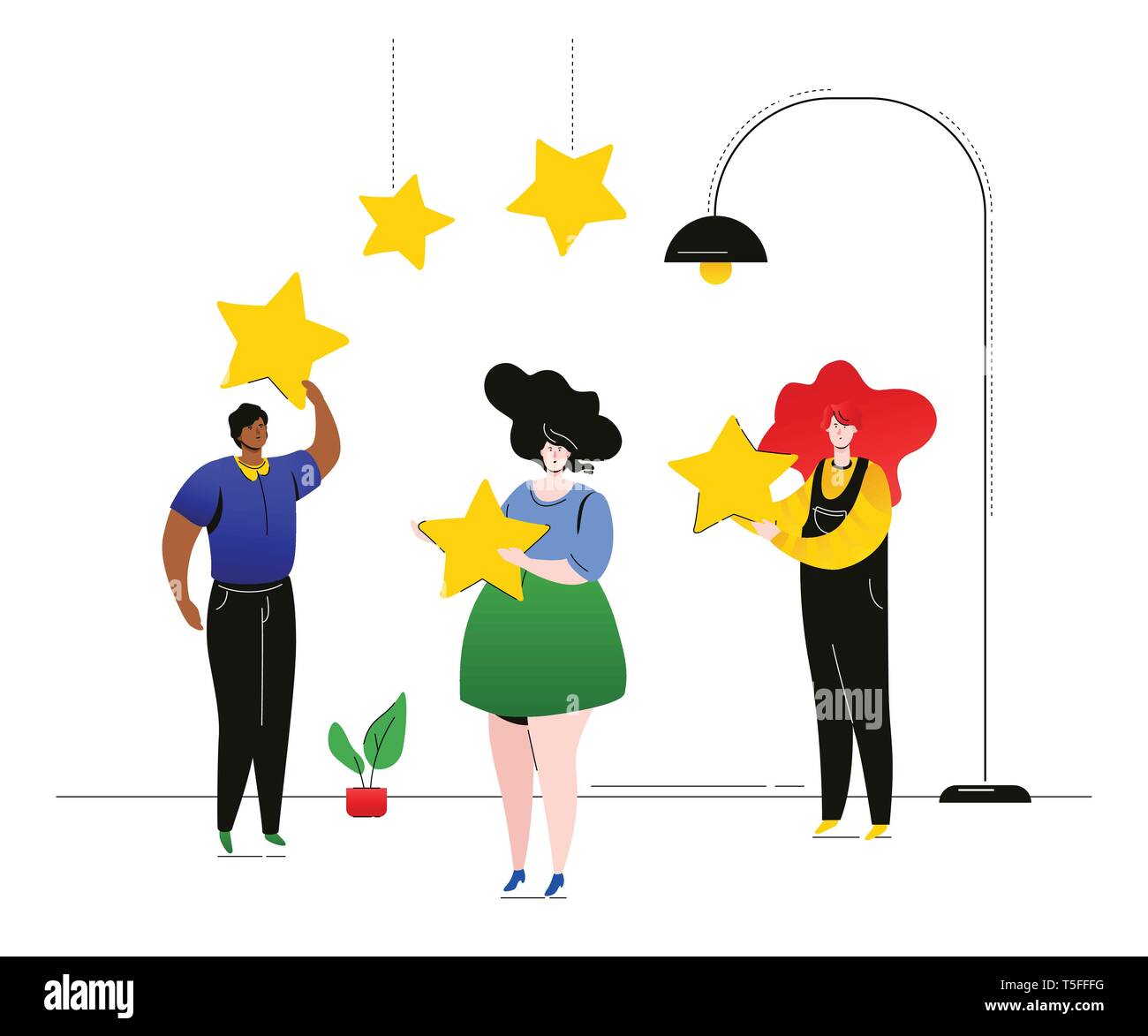 Color evaluation Stock Vector Images - Alamy