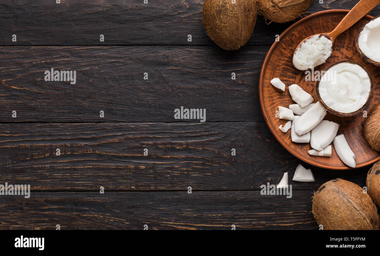 Coconut products hi-res stock photography and images - Alamy
