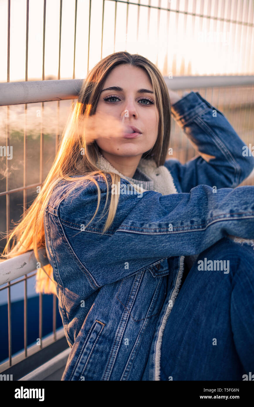 Blowing out hi-res stock photography and images - Alamy
