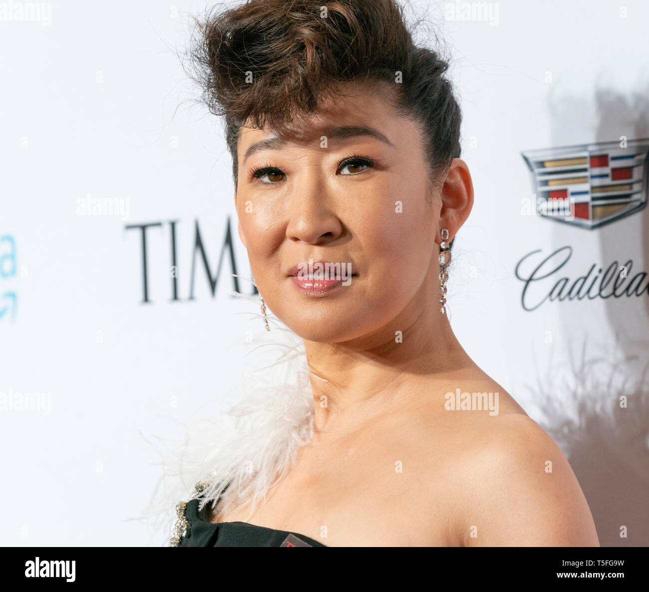 New York, NY - April 23, 2019: Sandra Oh attends the TIME 100 Gala 2019 ...