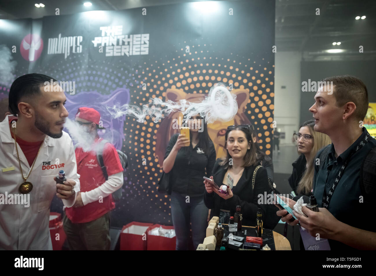 Vape Jam UK convention at ExCeL London, UK Stock Photo - Alamy