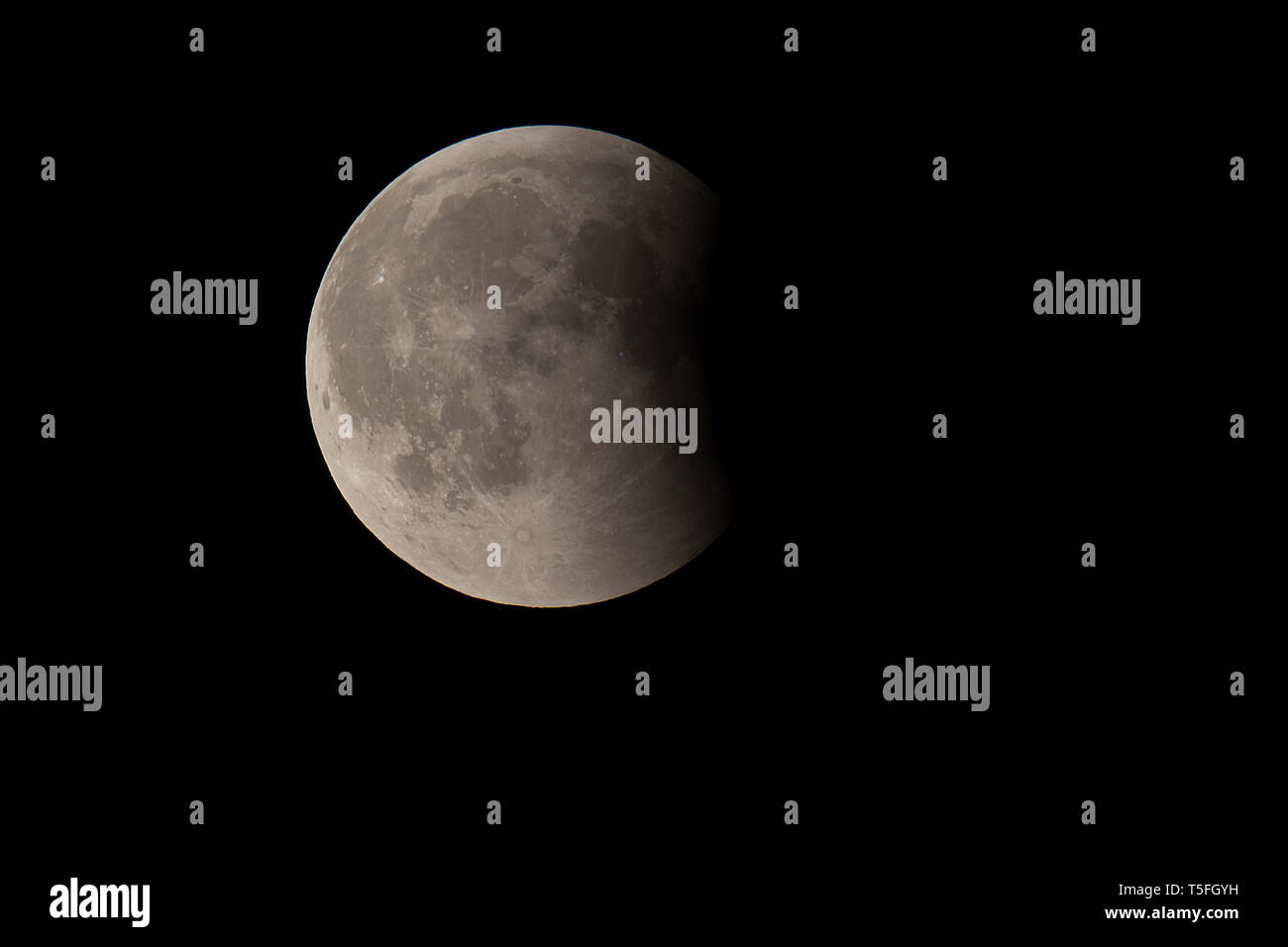 Germany, total lunar eclipse Stock Photo - Alamy