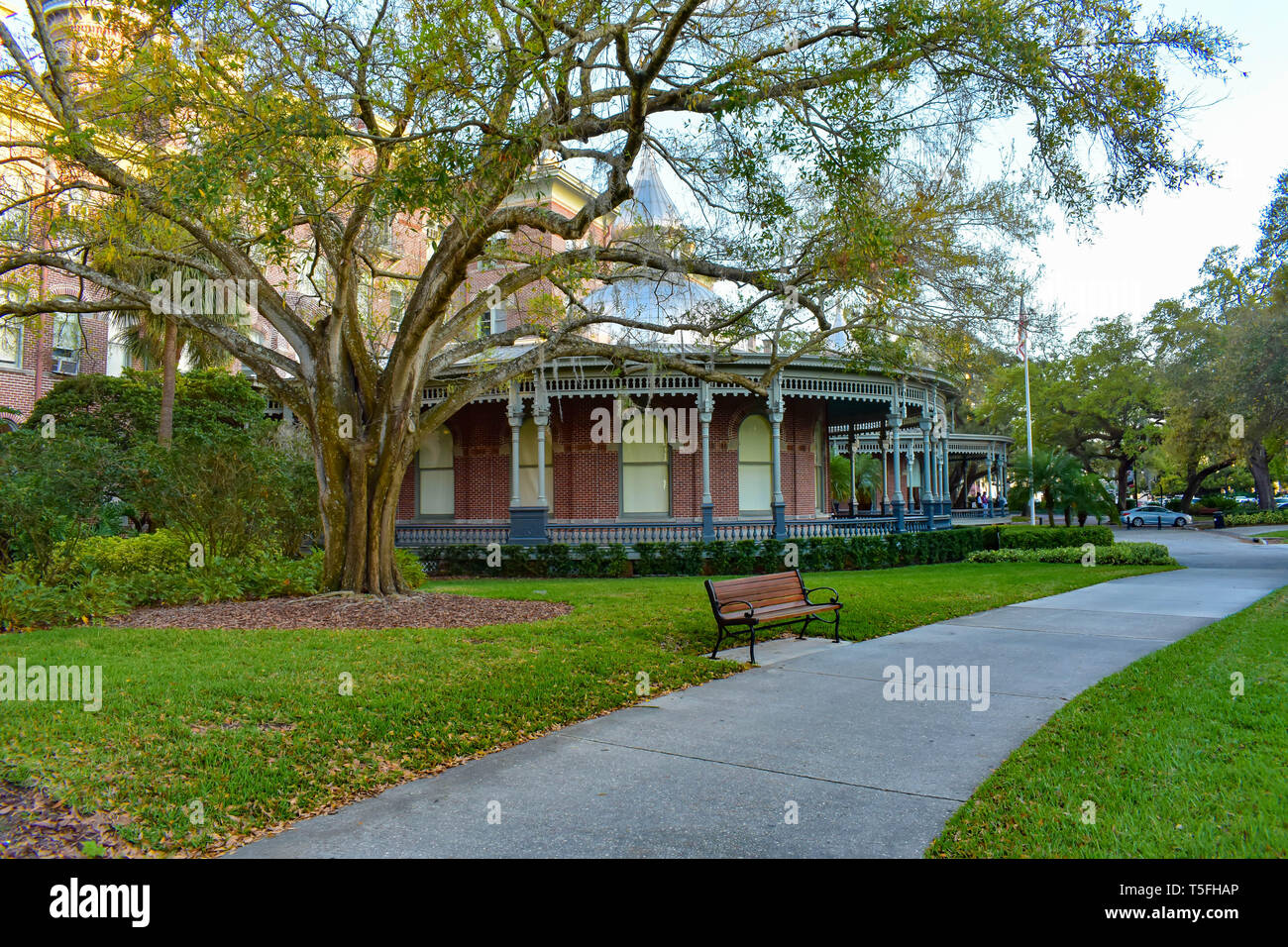 Tampa Bay, Florida. March 02, 2019. Interior gardens and gallery by ...