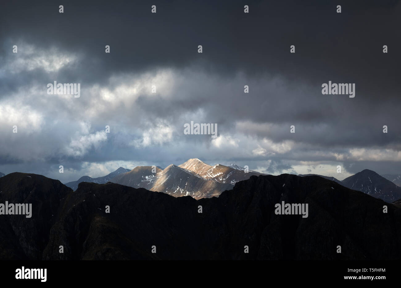 UK, Scotland, Glencoe, Aonach Eagach Ridge Stock Photo - Alamy