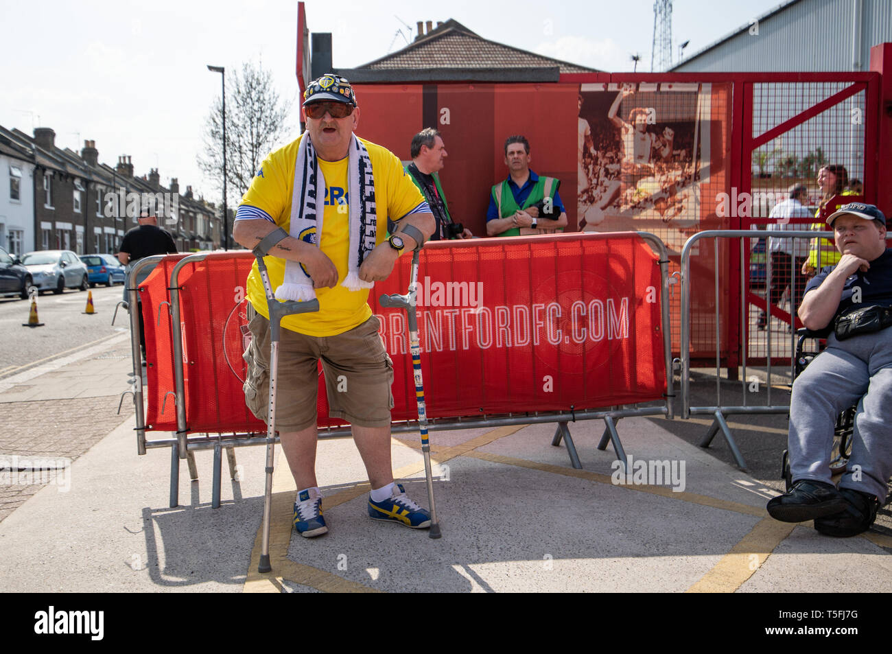 Disabled football fan hi-res stock photography and images - Alamy