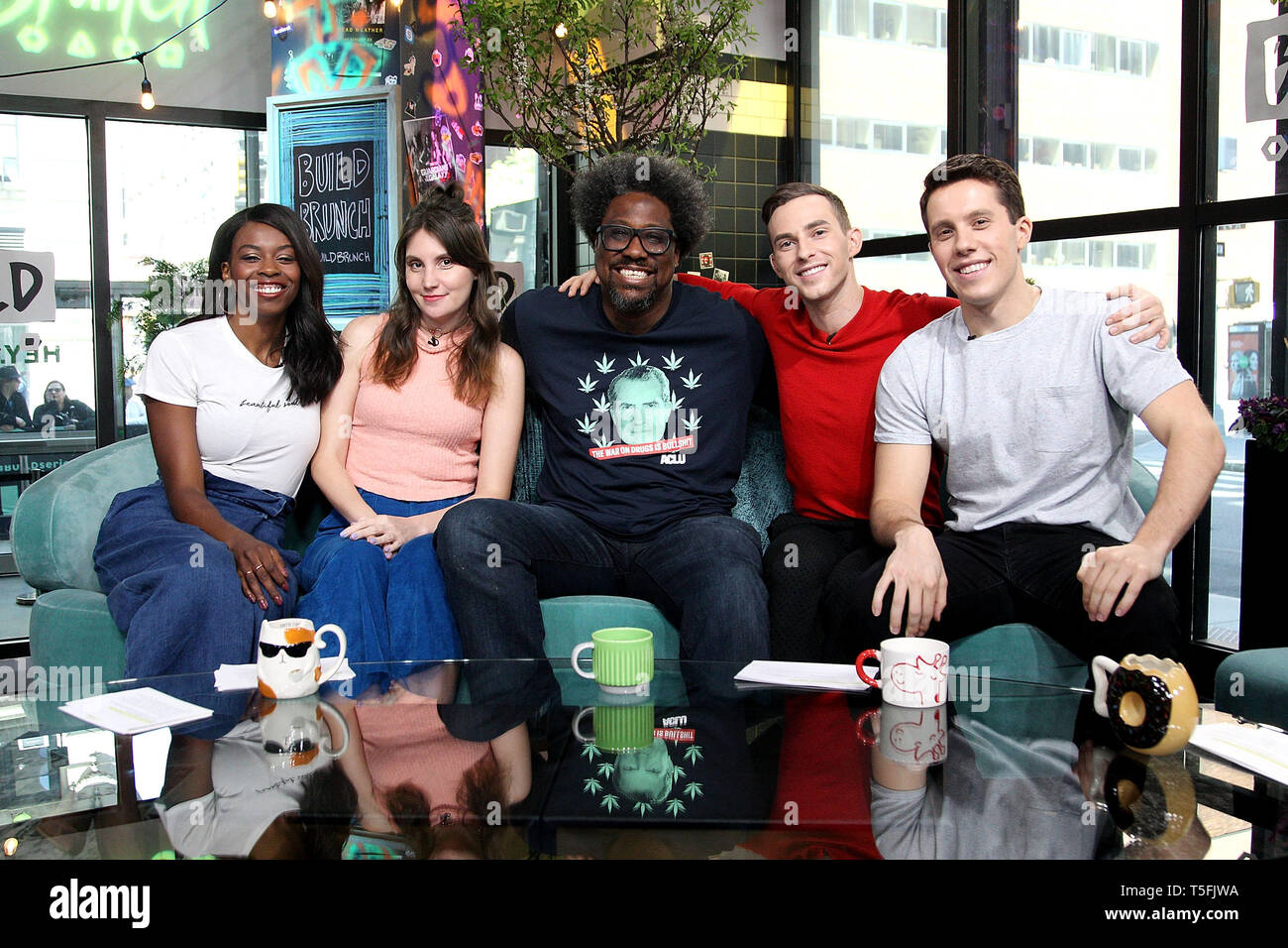 New York, USA. 24 Apr, 2019. Brittany Jones-Cooper, Shannon Coffey, W ...