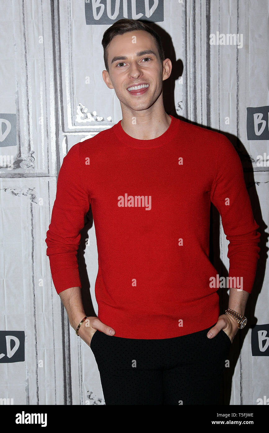 New York, USA. 24 Apr, 2019. Adam Rippon at BUILD Series Brunch Show at ...