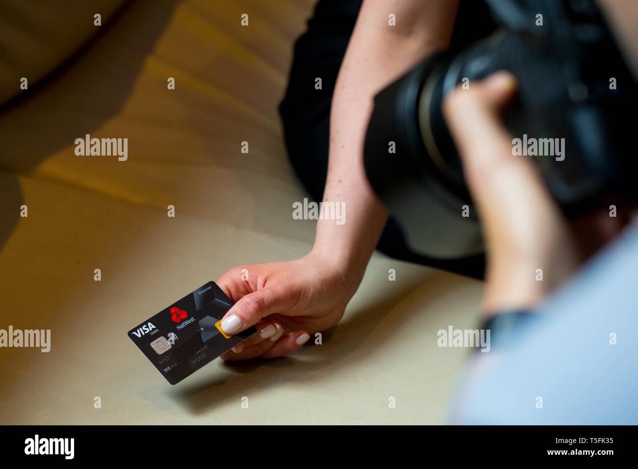 The UK's first ever biometric fingerprint bank card from Natwest Stock ...