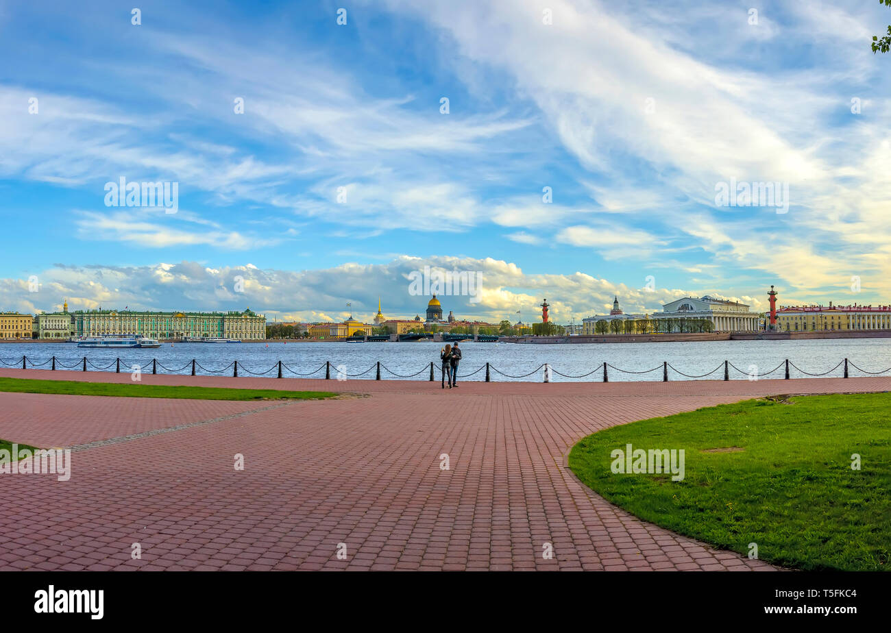 Peter and Paul fortress on hare island in St. Petersburg Stock Photo - Alamy