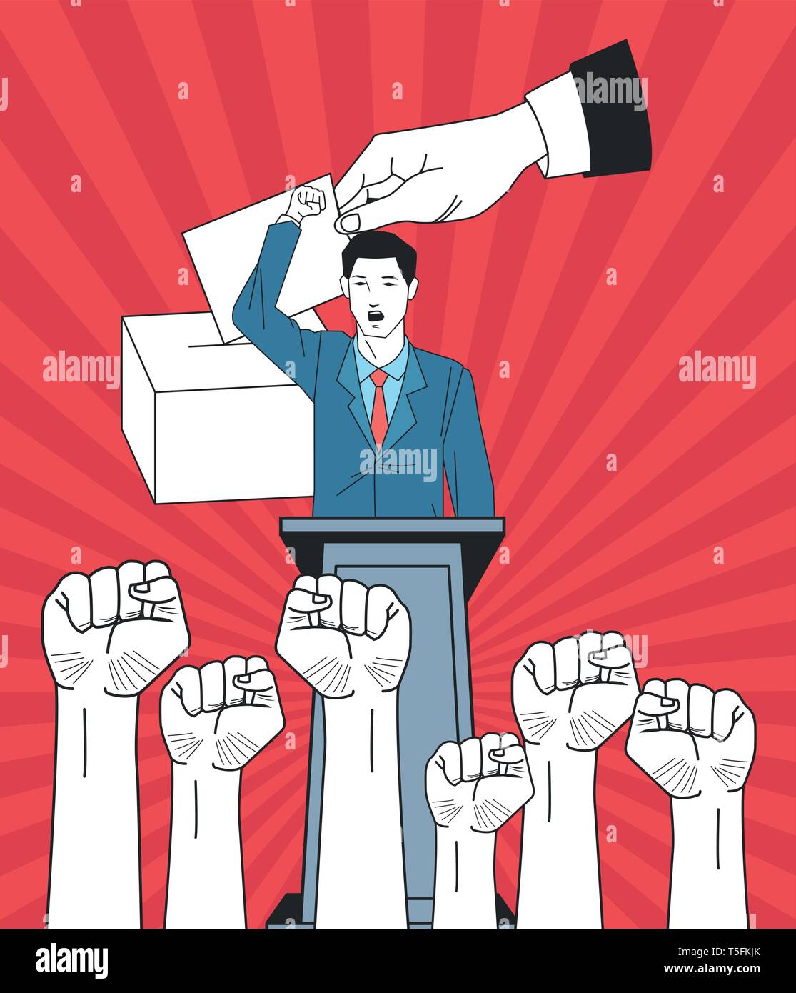 Raised podium Stock Vector Images - Alamy