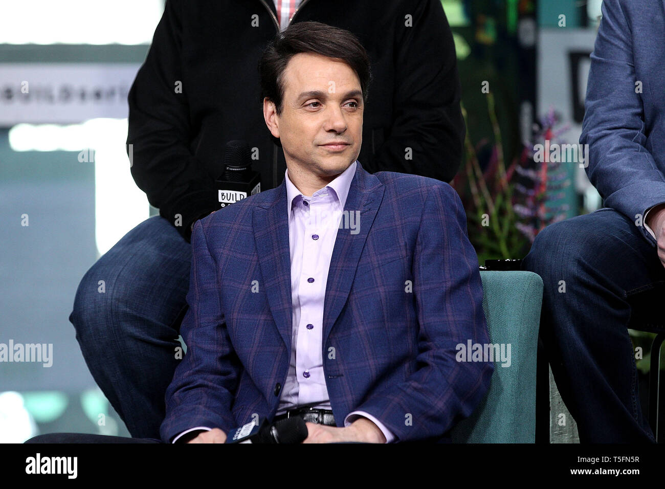 New York, USA. 24 Apr, 2019. Ralph Macchio at BUILD Series, discussing ...