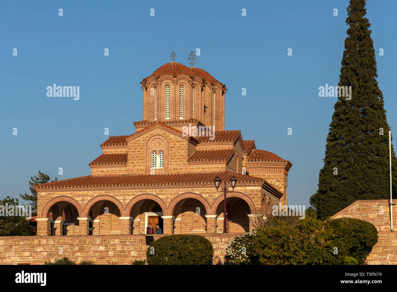 SOUROTI, GREECE - MARCH 31, 2019: Outside view of Monastery Souroti of ...