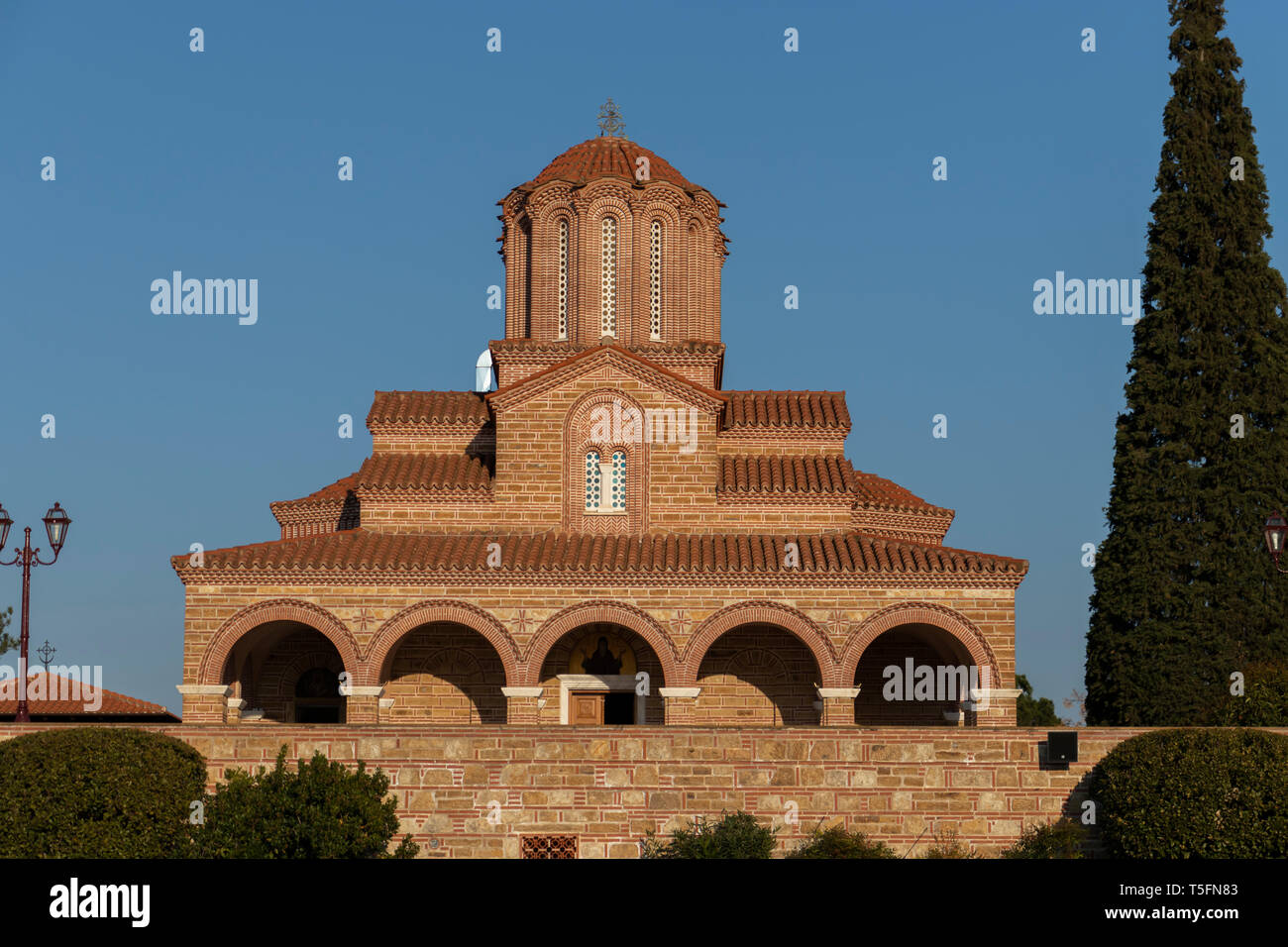 SOUROTI, GREECE - MARCH 31, 2019: Outside view of Monastery Souroti of ...