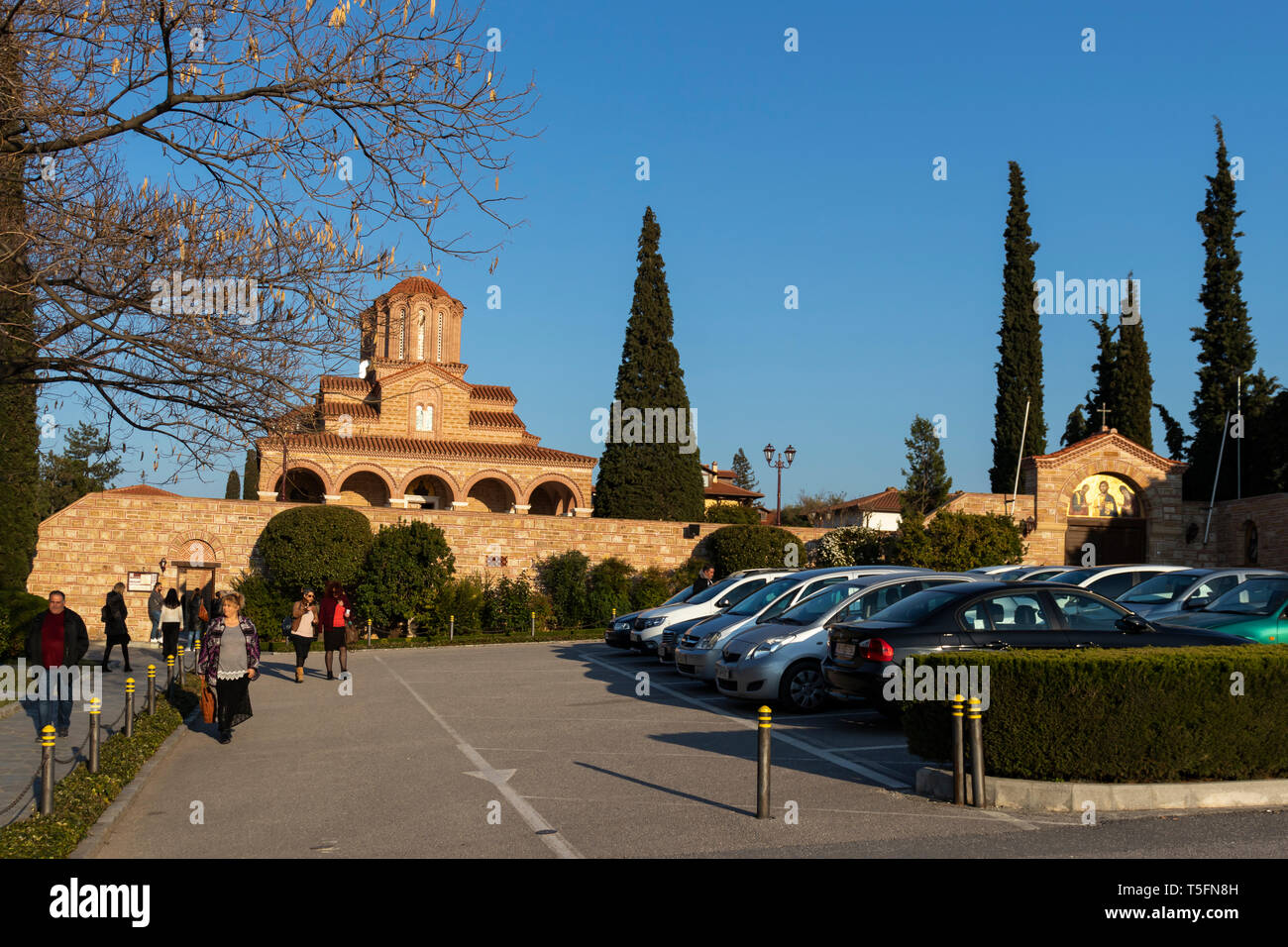 SOUROTI, GREECE - MARCH 31, 2019: Outside view of Monastery Souroti of ...