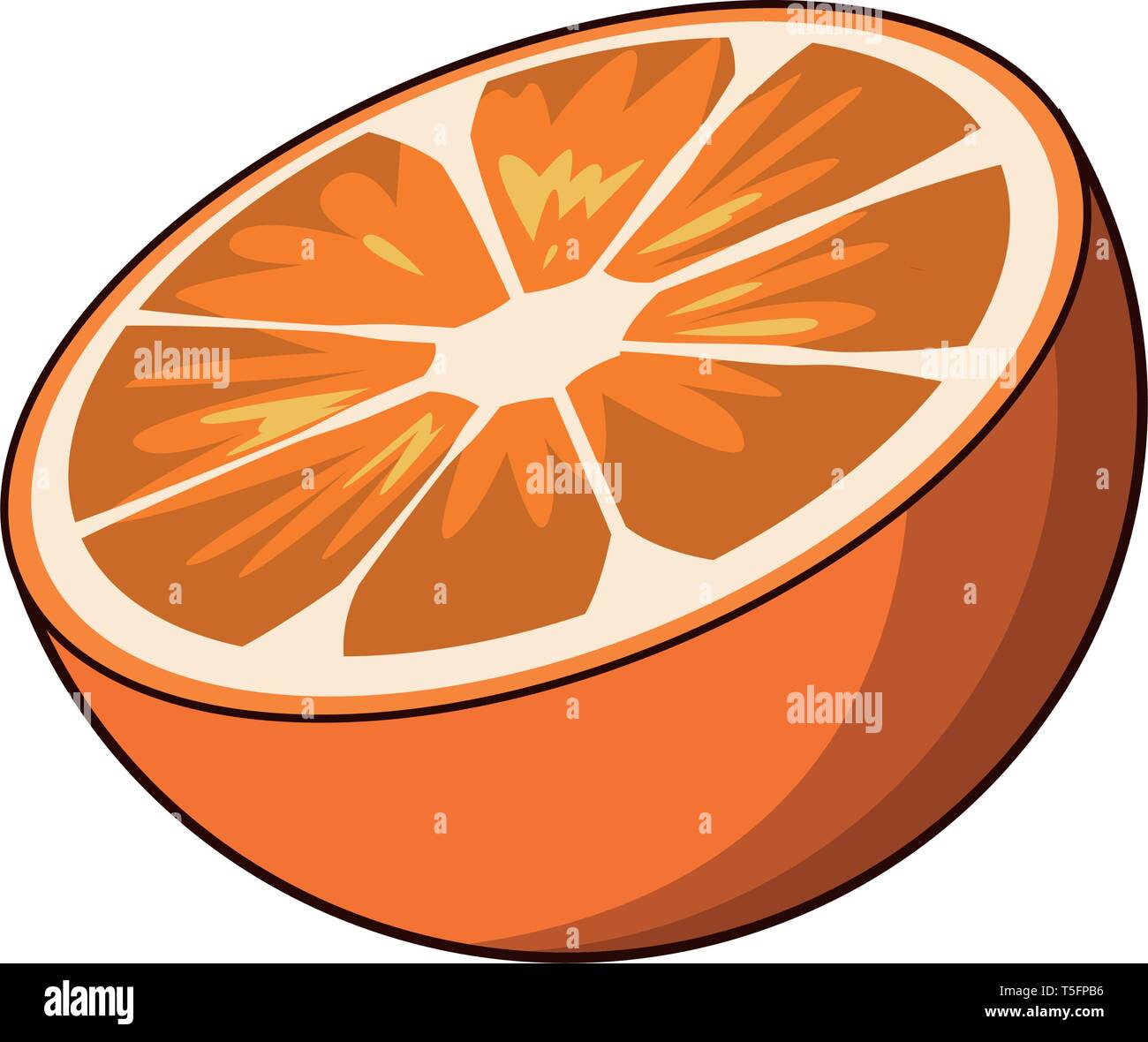 orange icon cartoon Stock Vector Image & Art - Alamy