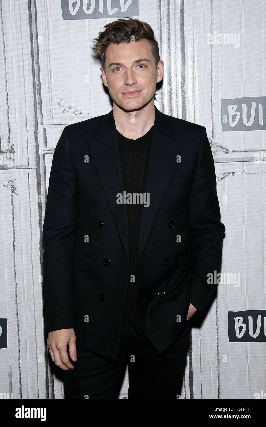 New York, USA. 24 Apr, 2019. Jeremiah Brent at BUILD Series, discussing ...