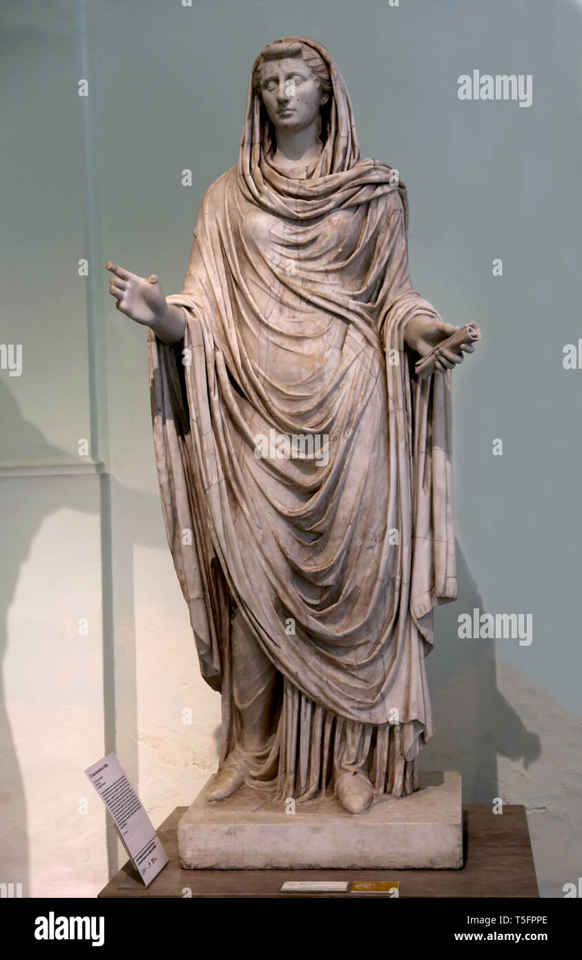 Octavia the younger (69-11 BC.) Sister of Augustus, the so-called Sybil ...