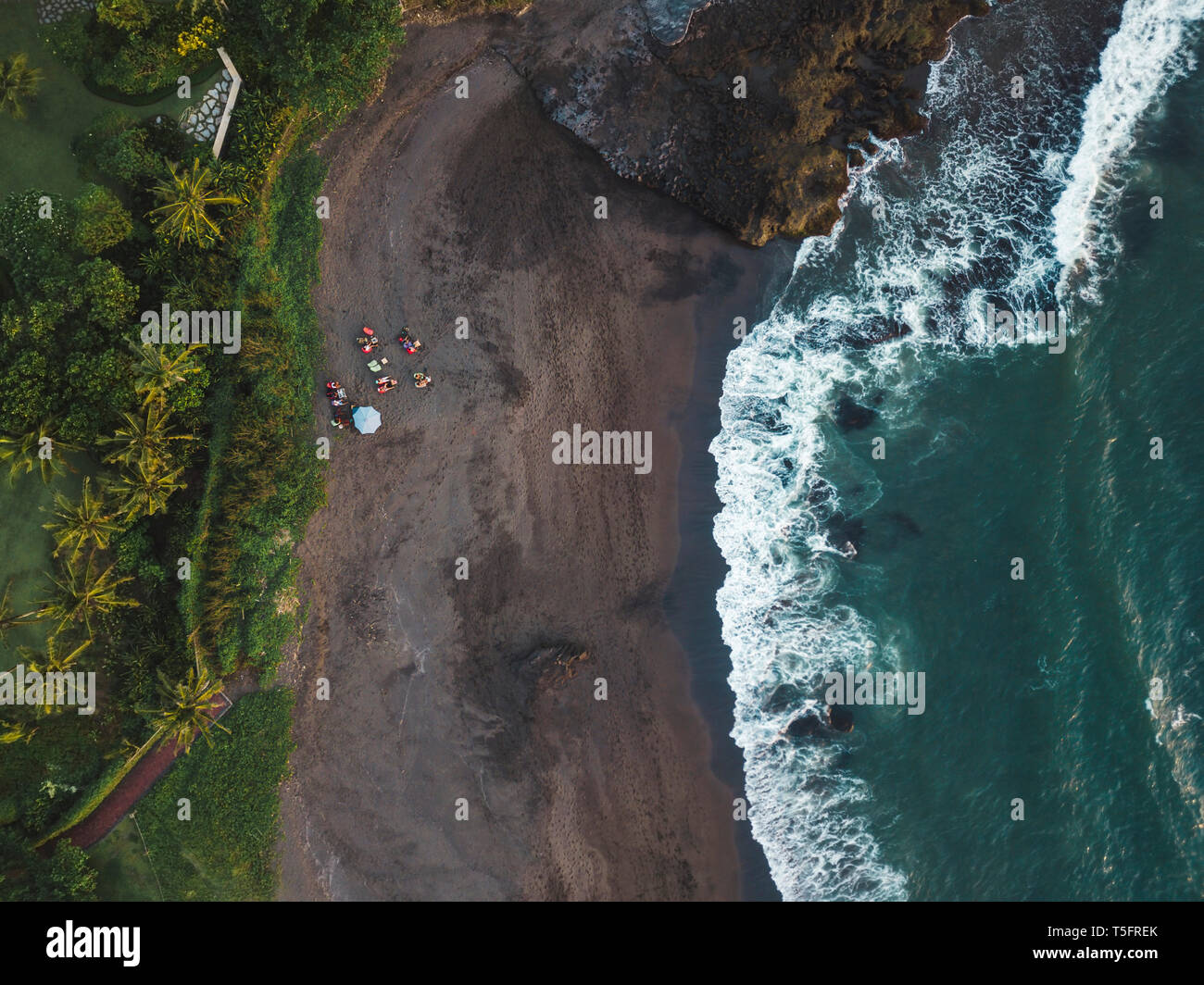 Indonesia, Bali, Aerial view of Pererenan beach Stock Photo - Alamy