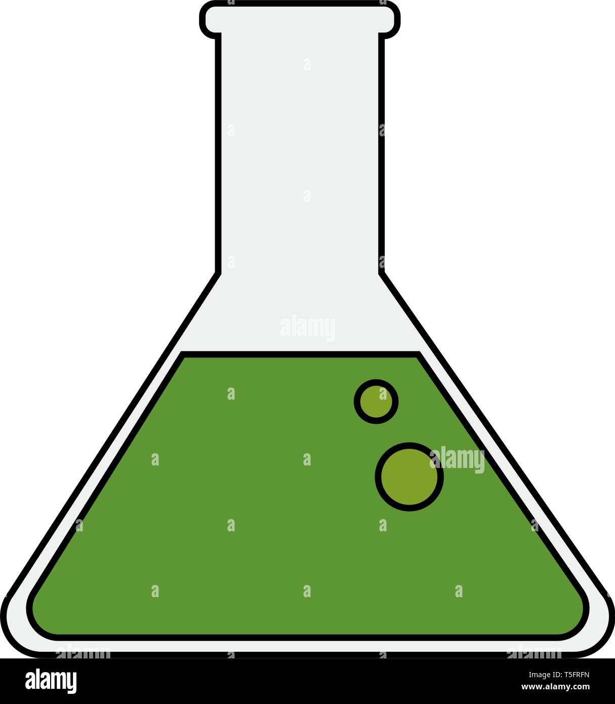 abstract chemical object on a white background, vector illustration ...