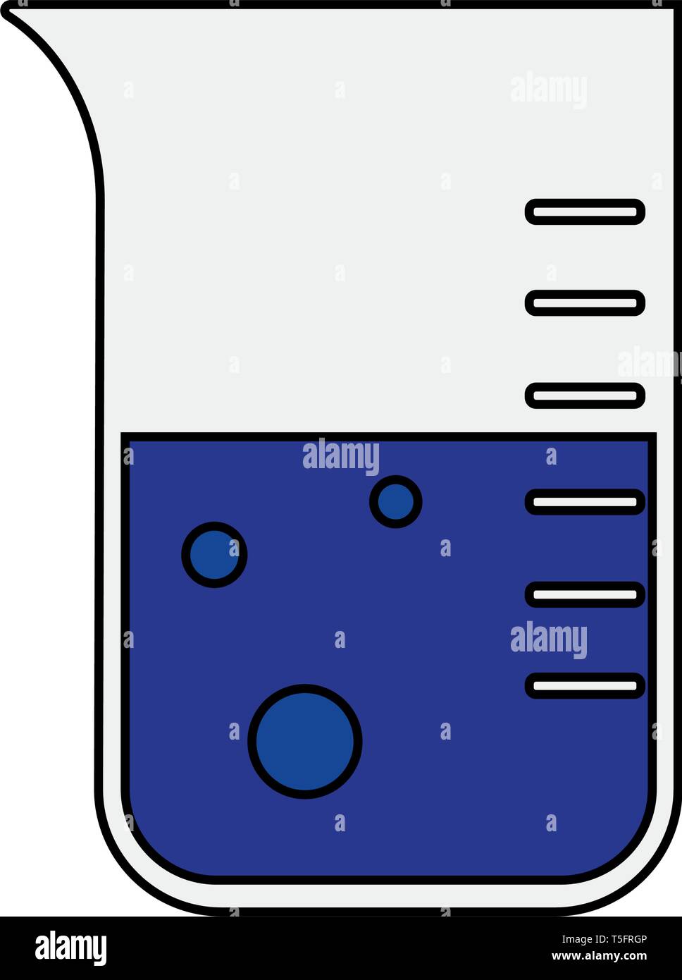 abstract chemical object on a white background, vector illustration ...