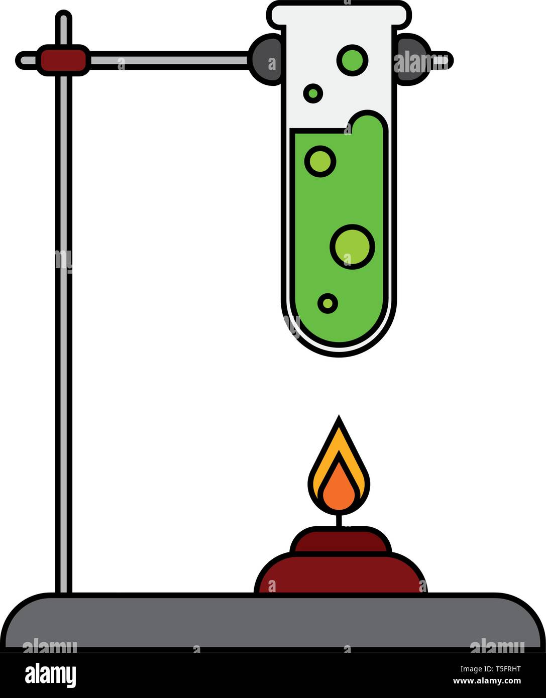 abstract chemical object on a white background, vector illustration ...