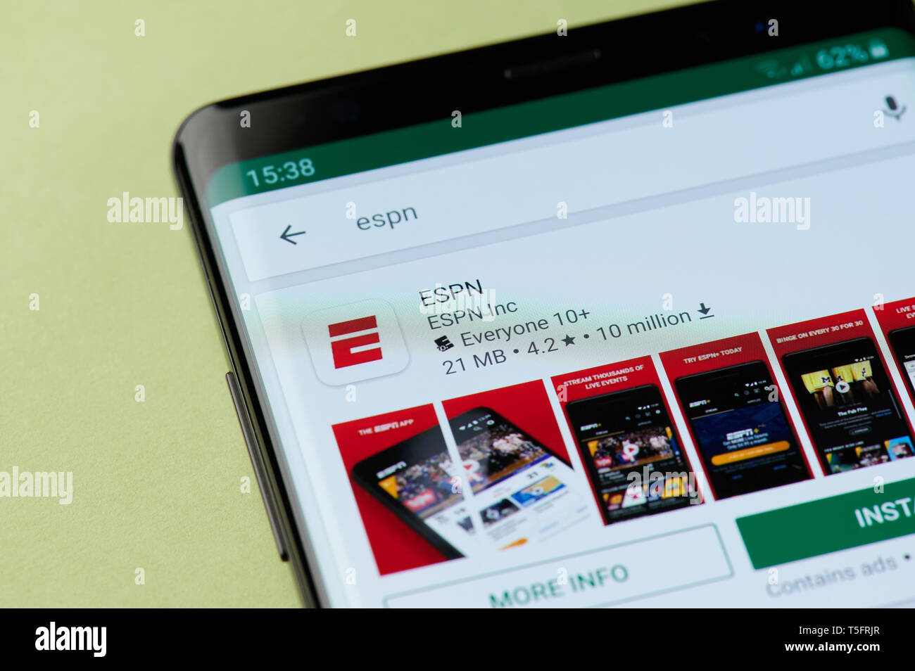 Espn logo hi-res stock photography and images - Alamy