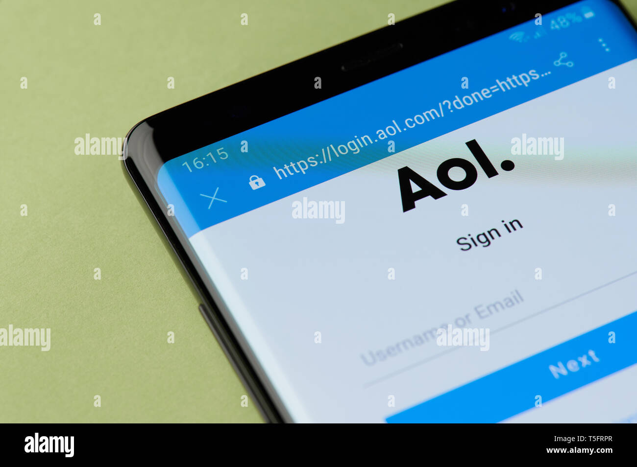 Aol Mail Login Screen