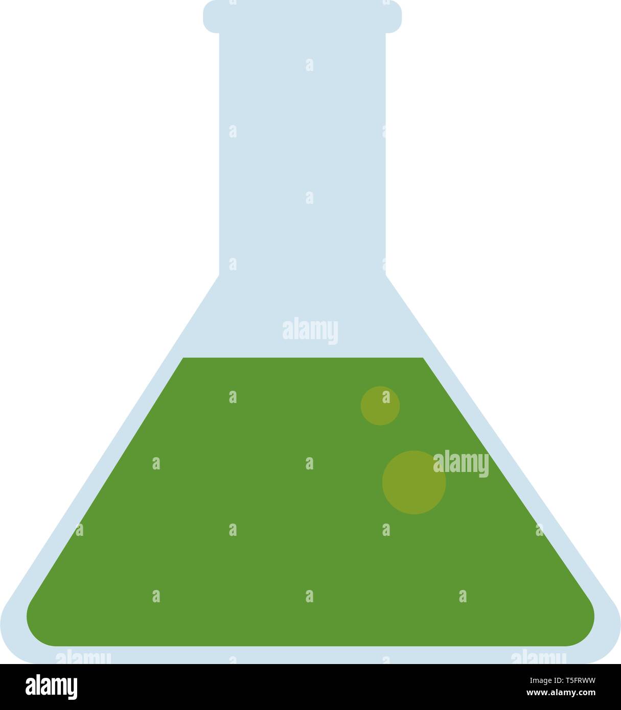 abstract chemistry object on a white background, vector illustration ...