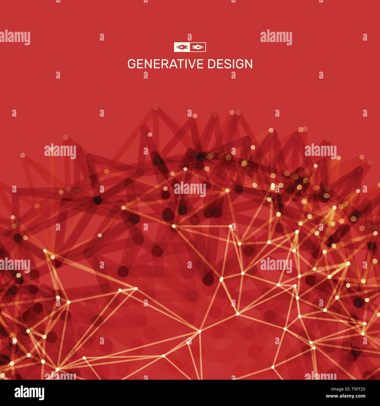 Glowing connection lines atom hi-res stock photography and images - Alamy