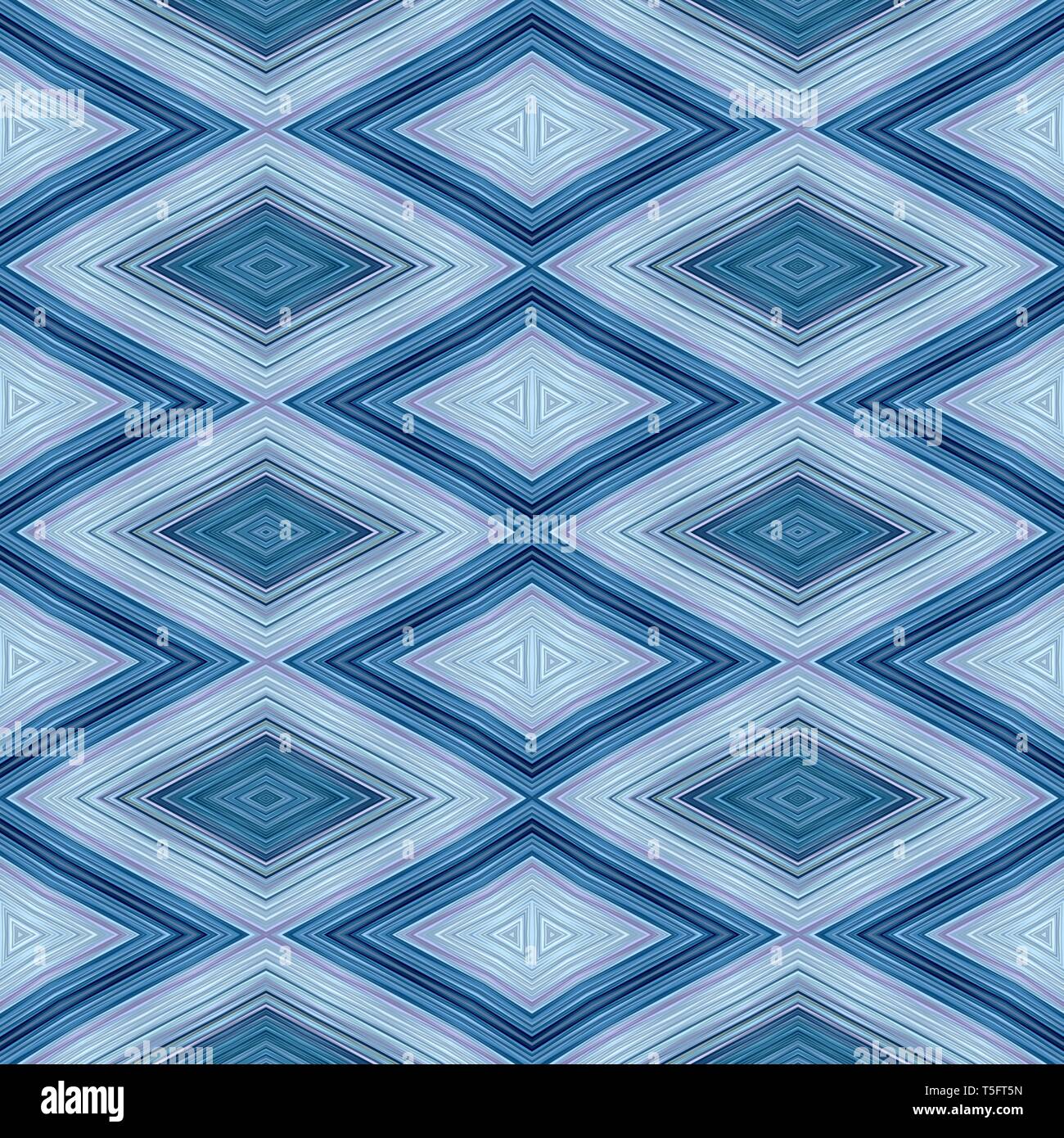Blue Diamond Pattern Wallpaper