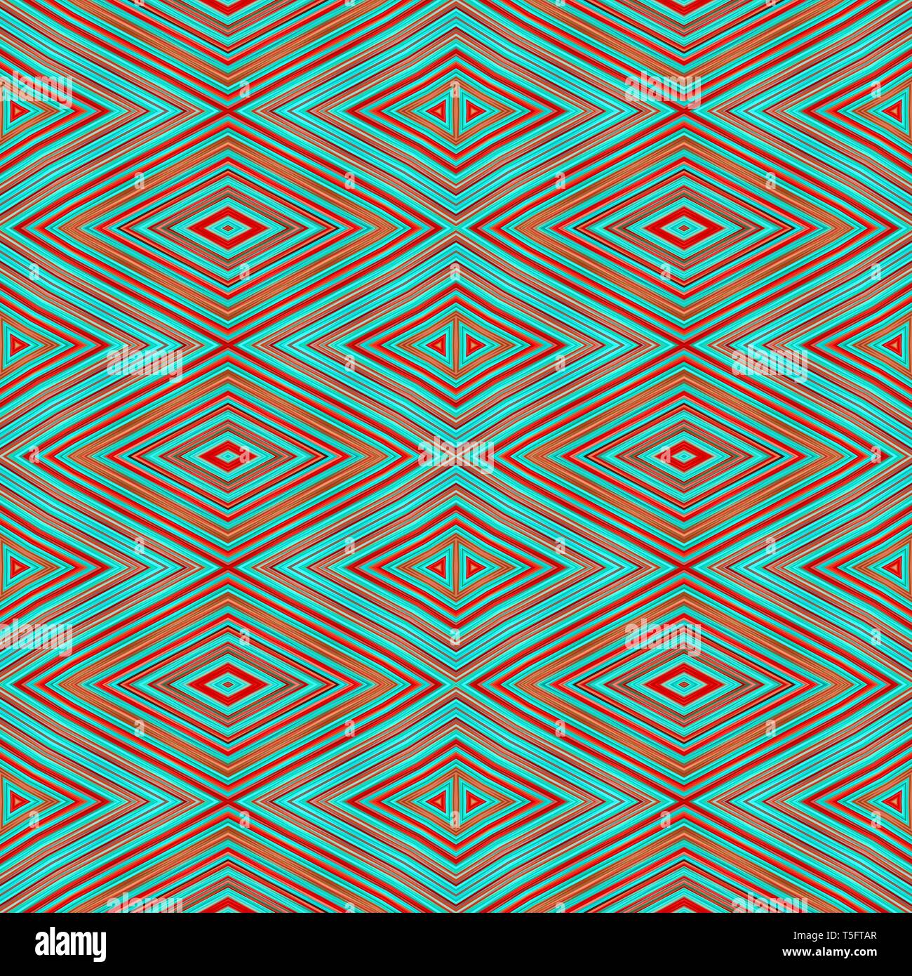 seamless diamond pattern with grey, olive green, turquoise, skin colors ...